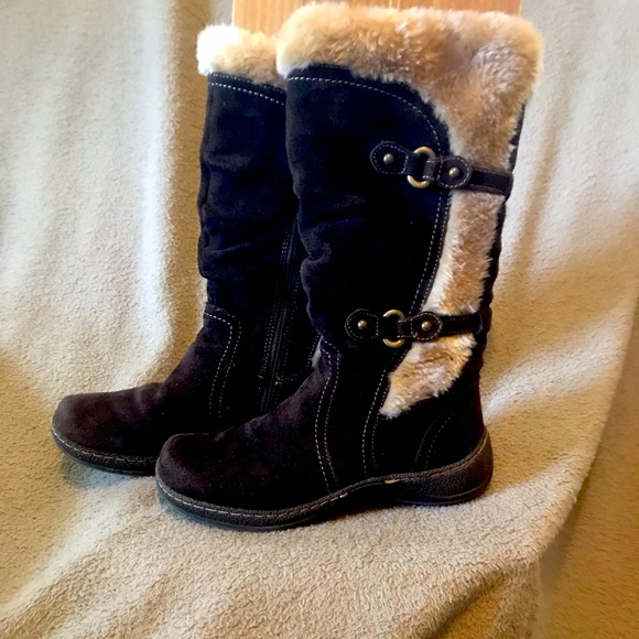 St. John's Bay | Shoes | St Johns Bay Brown Suede Leather Boots | Poshmark